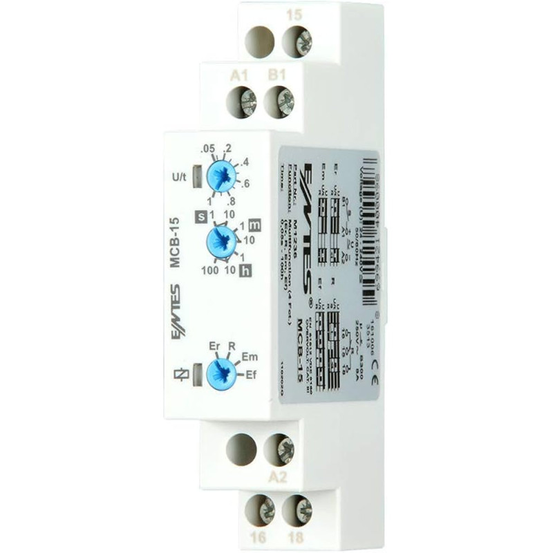 MCB-24 Time Relay, Entes Time Relay 24-240V AC/DC